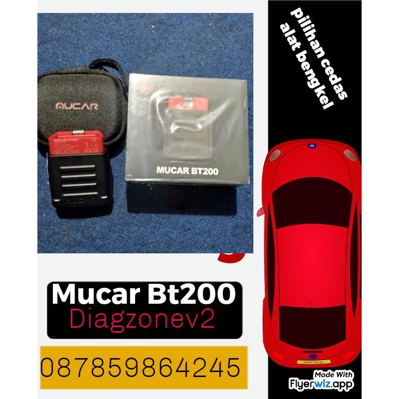 Jual Mucar Bt200 software diagzone pro v2 lengkap dan mudah dii gunakan ...