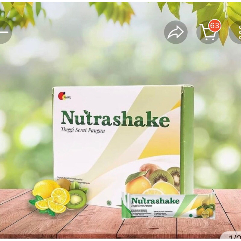 Jual NUTRASHAKE MINUMAN FIBER SERAT TINGGI 100% ORIGINAL | Shopee Indonesia