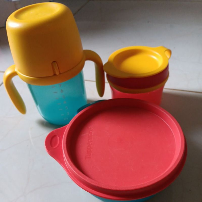 Jual tiwi tods tupperware tempat makan anak toodler prelove | Shopee ...