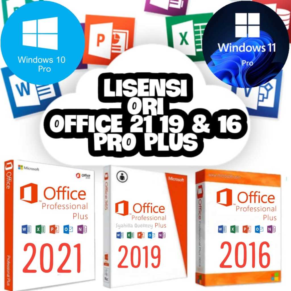 Jual Office Profesional Plus 2021/2019/2016 Serial Digital Key License ...