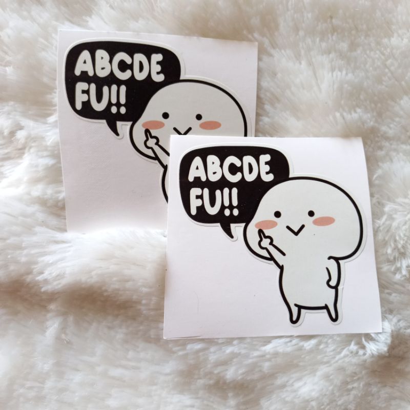 Jual Sticker pentol / stiker viral / kartun / lucu / vinil anti air ...