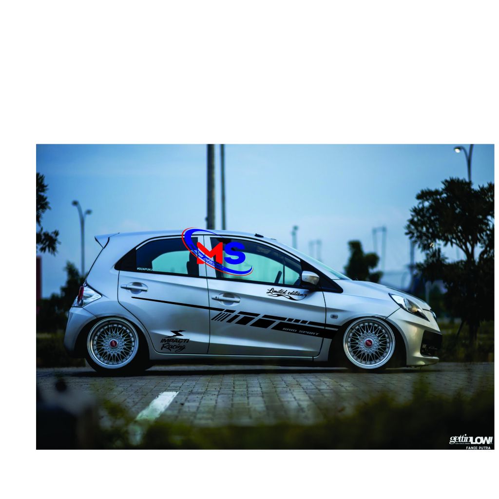 Jual stiker mobil brio ayla agya cutting sticker variasi terbaru ...