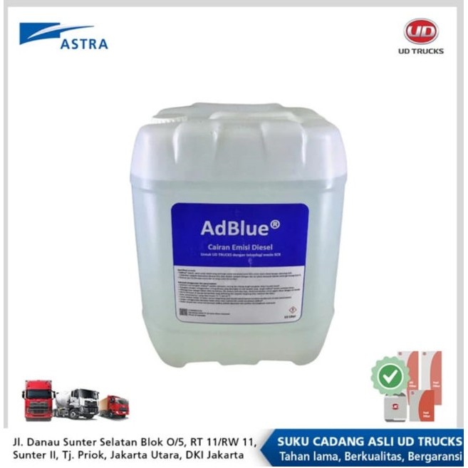 Jual ADBLUE 10 LITER - DIESEL EXHAUST FLUID [1720000Z7JL10] | Shopee ...