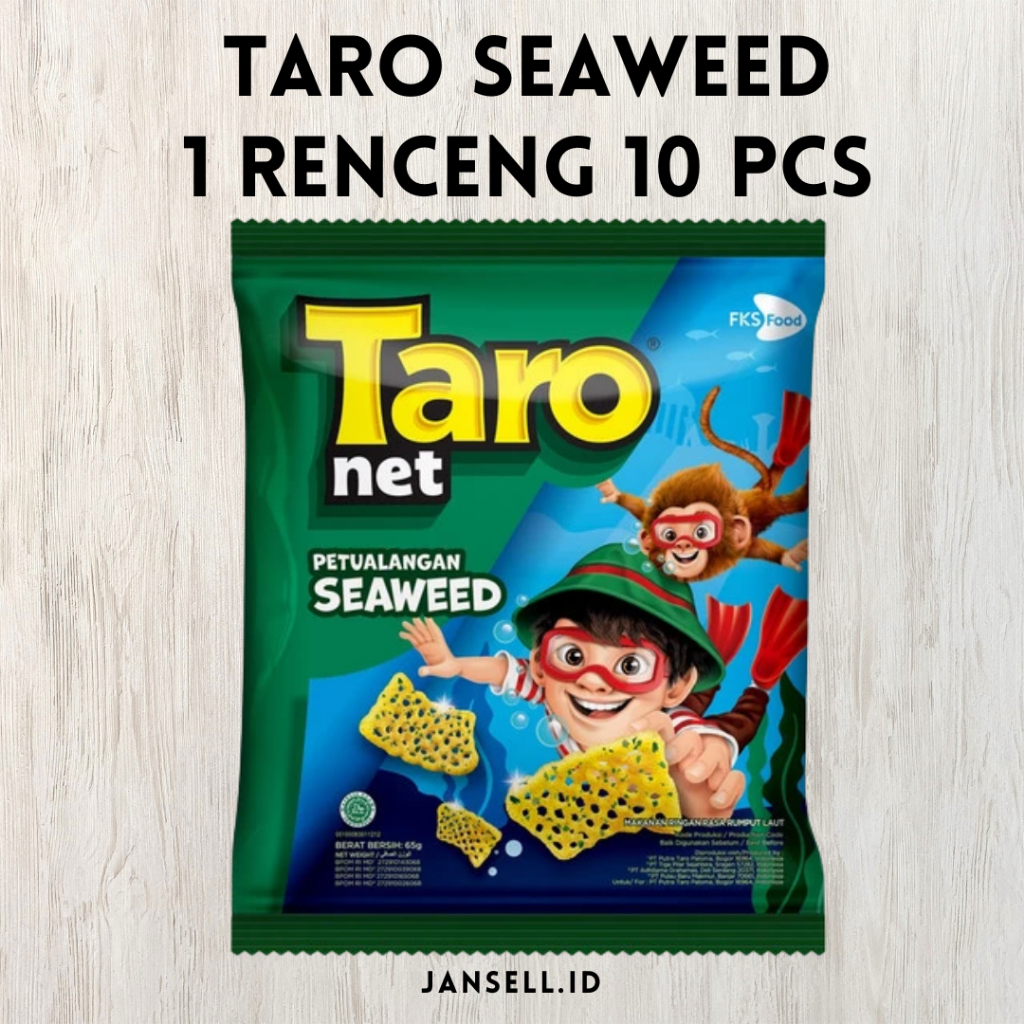 Jual Taro Net Rasa Seaweed | 1 Renceng Isi 10 Pcs | Shopee Indonesia Jual Taro Net Rasa Seaweed | 1 Renceng Isi 10 Pcs | Shopee Indonesia