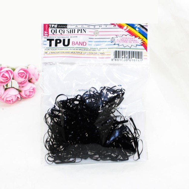 Jual Ikat rambut karet polos elastis/ikat rambut jepang | Shopee Indonesia