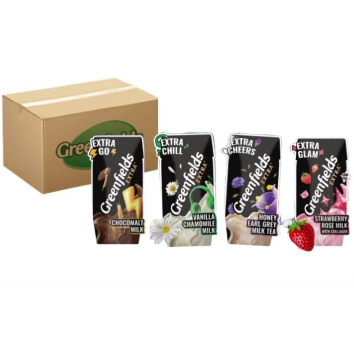 Jual Greenfields Extra Susu UHT 200ml 1 Dus Isi 32 Pcs Strawberry ...