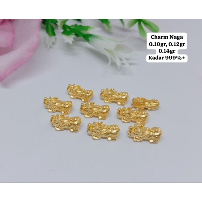 Jual Charm Naga Mini 24k | Shopee Indonesia