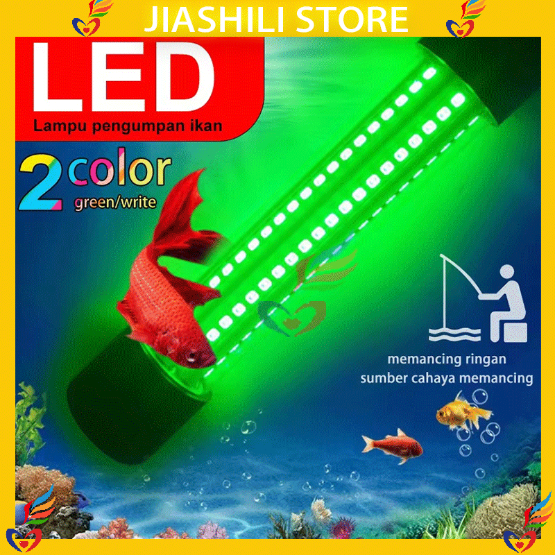 Jual Jiashili_ Lampu bawah air Persediaan Menarik Ikan Lampu LED Dalam ...