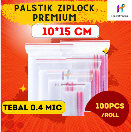 Jual Plastik Bening/Plastik Klip/Plastik Packing Makanan/Zipper Bag ...