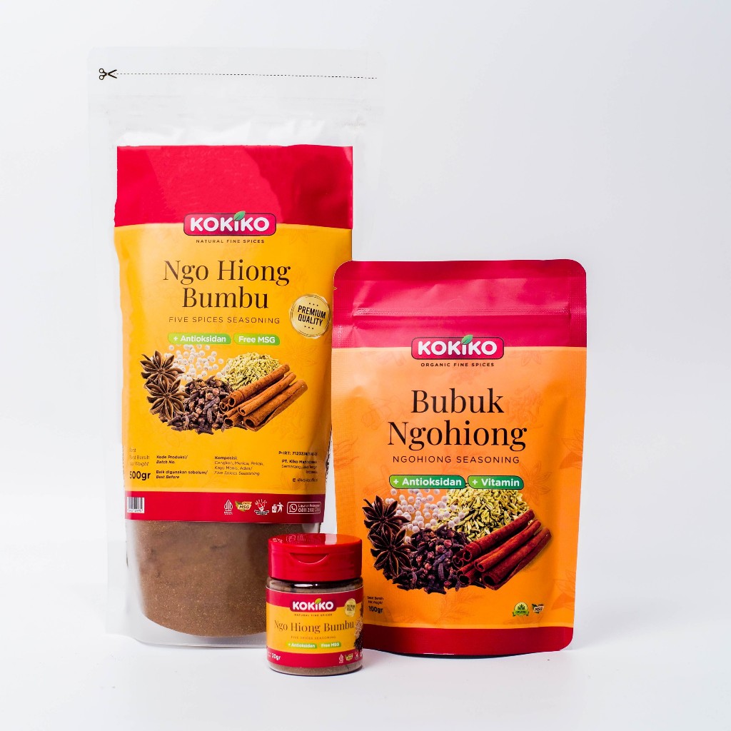 Jual KOKIKO Ngohiong / Ngo Hiong Bumbu / Five Spices 30 Gram - 100 Gram ...