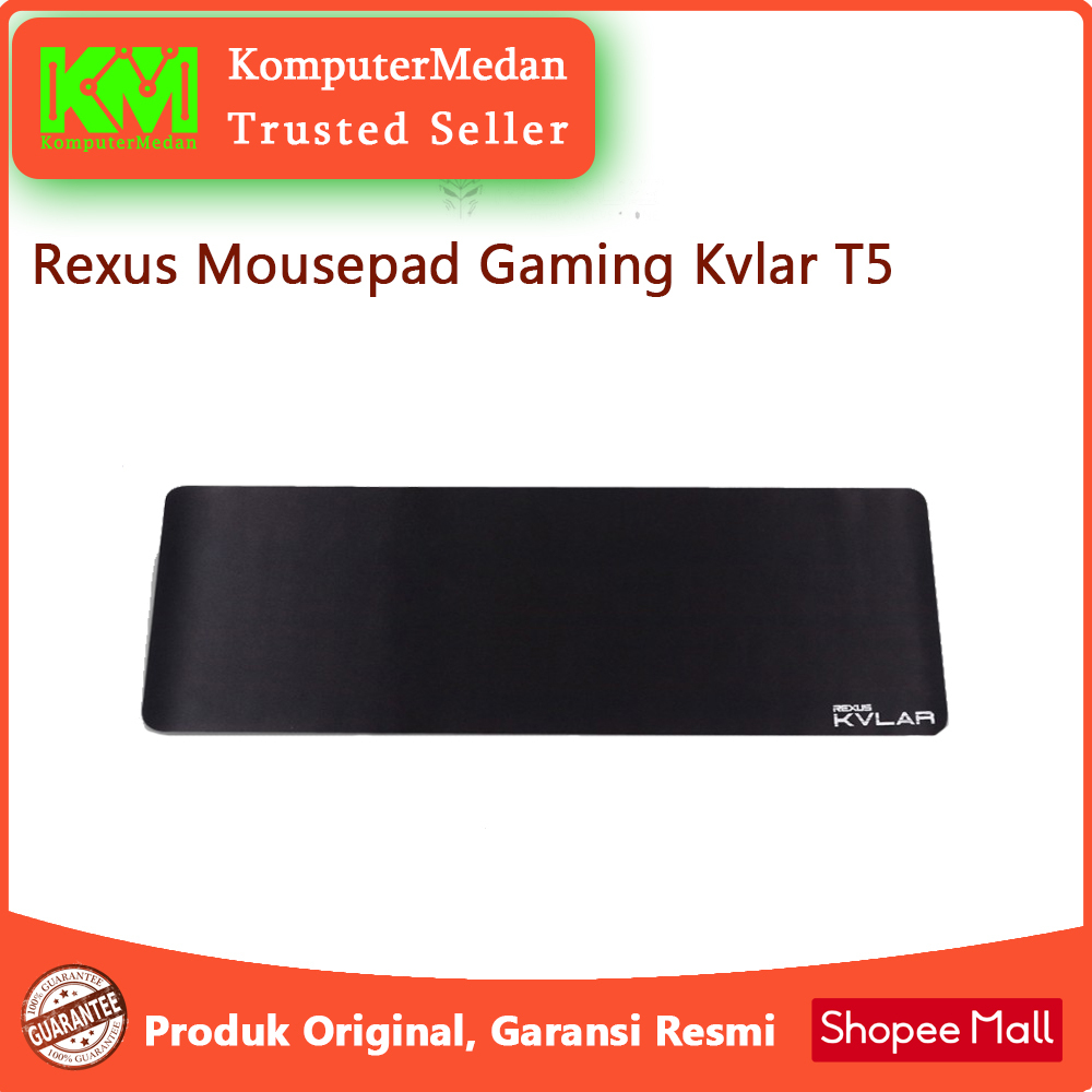 Jual Rexus Mousepad Gaming Kvlar T5 - 64cmx21cm Smooth Surface | Shopee ...