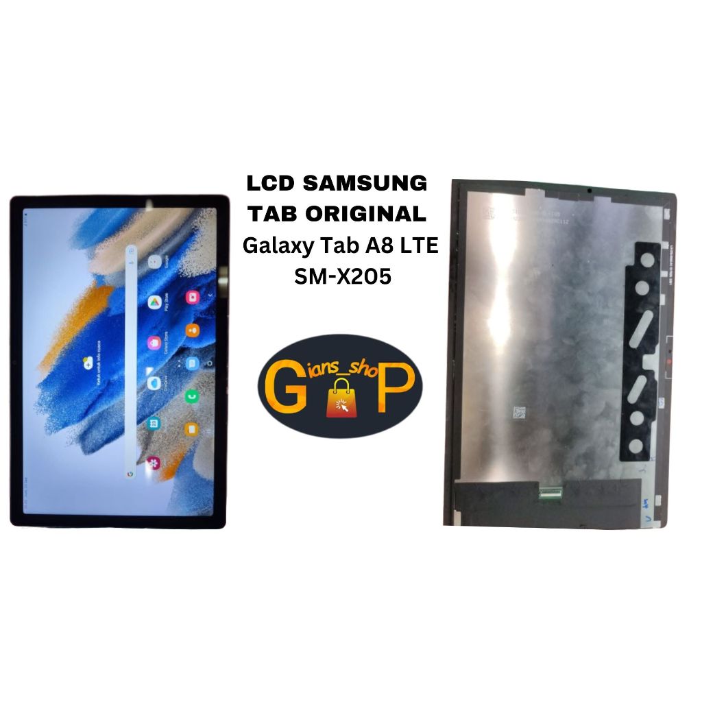 Jual Lcd Samsung Galaxy Tab A8 X205 ORIGINAL COPOTAN | Shopee Indonesia