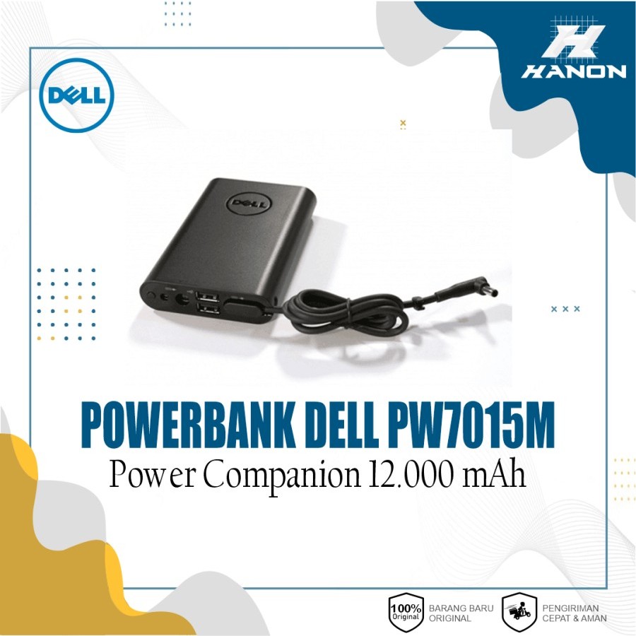 Jual Powerbank Dell PW7015M Power Companion 12000MAH Original Laptop ...