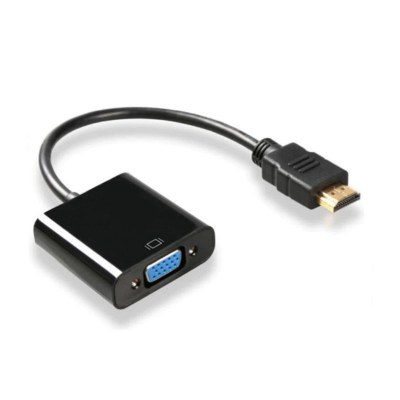 Jual QG Kabel converter HDMI to VGA Adaptor | Shopee Indonesia