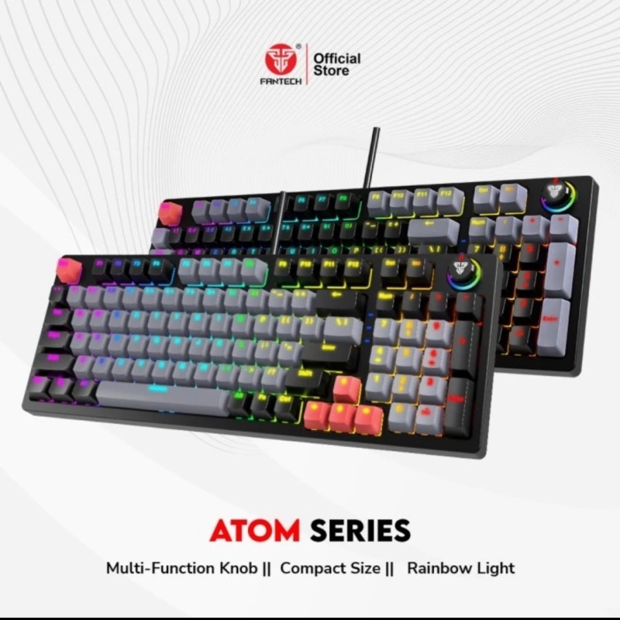 Jual Fantech Atom96 MK890 RGB Keyboard Gaming Mechanical 96 Keys | Shopee Indonesia