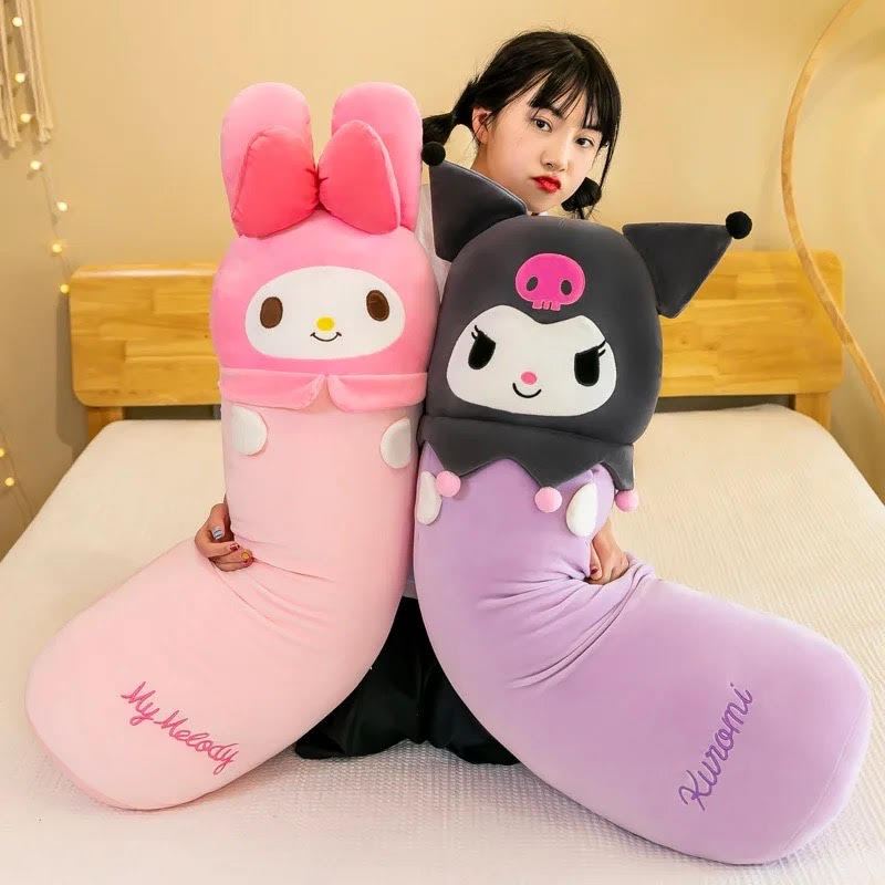 Jual Guling Boneka My Melody Jumbo 80cm Bahan Plush Karakter Kuromi ...