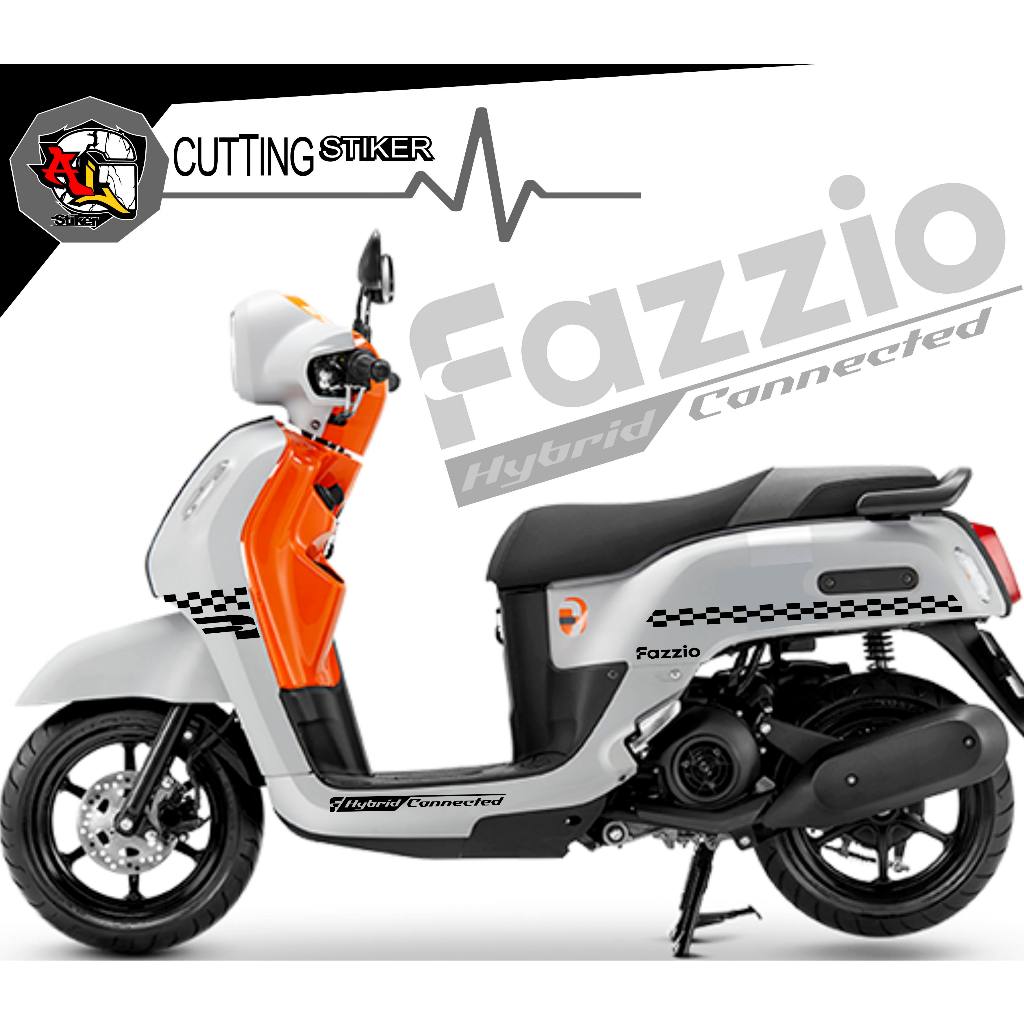 Jual STICKER CUTTING/SC.116/STRIPING FAZZIO SIMPEL/STRIPING LIS CATUR ...