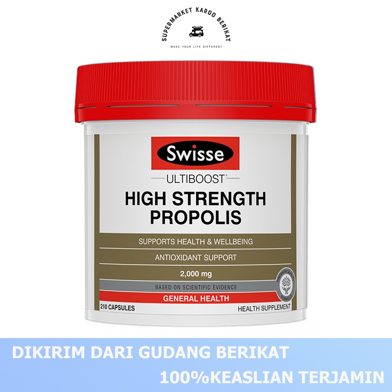 Jual Swisse Ultiboost High Strength Propolis 2000mg 210 Capsules Original | Shopee Indonesia