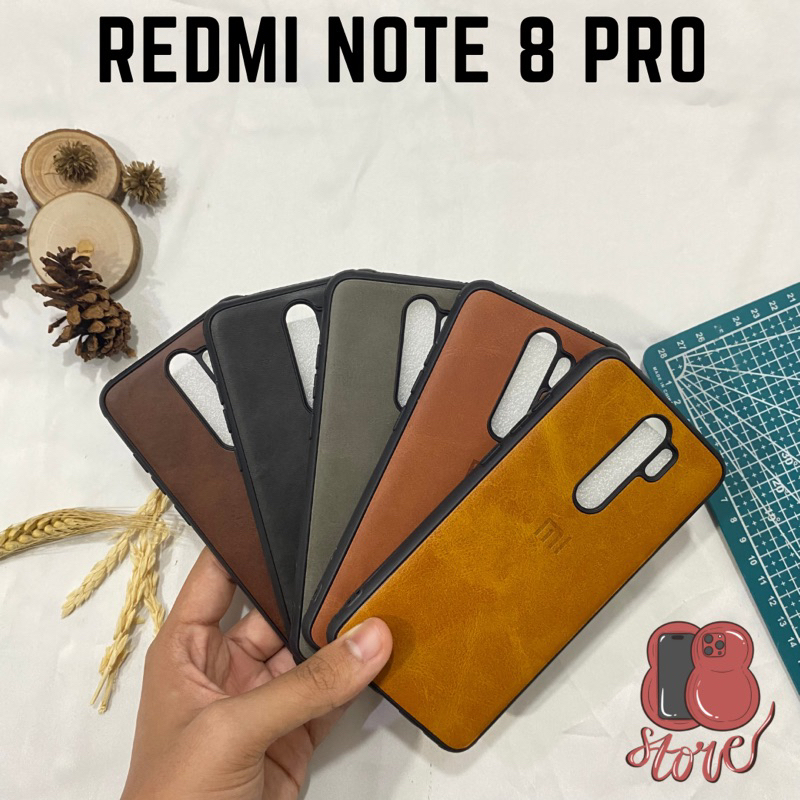 Jual Softcase Redmi Note 8 Pro Kulit Premium Warna Natural Leather Case ...