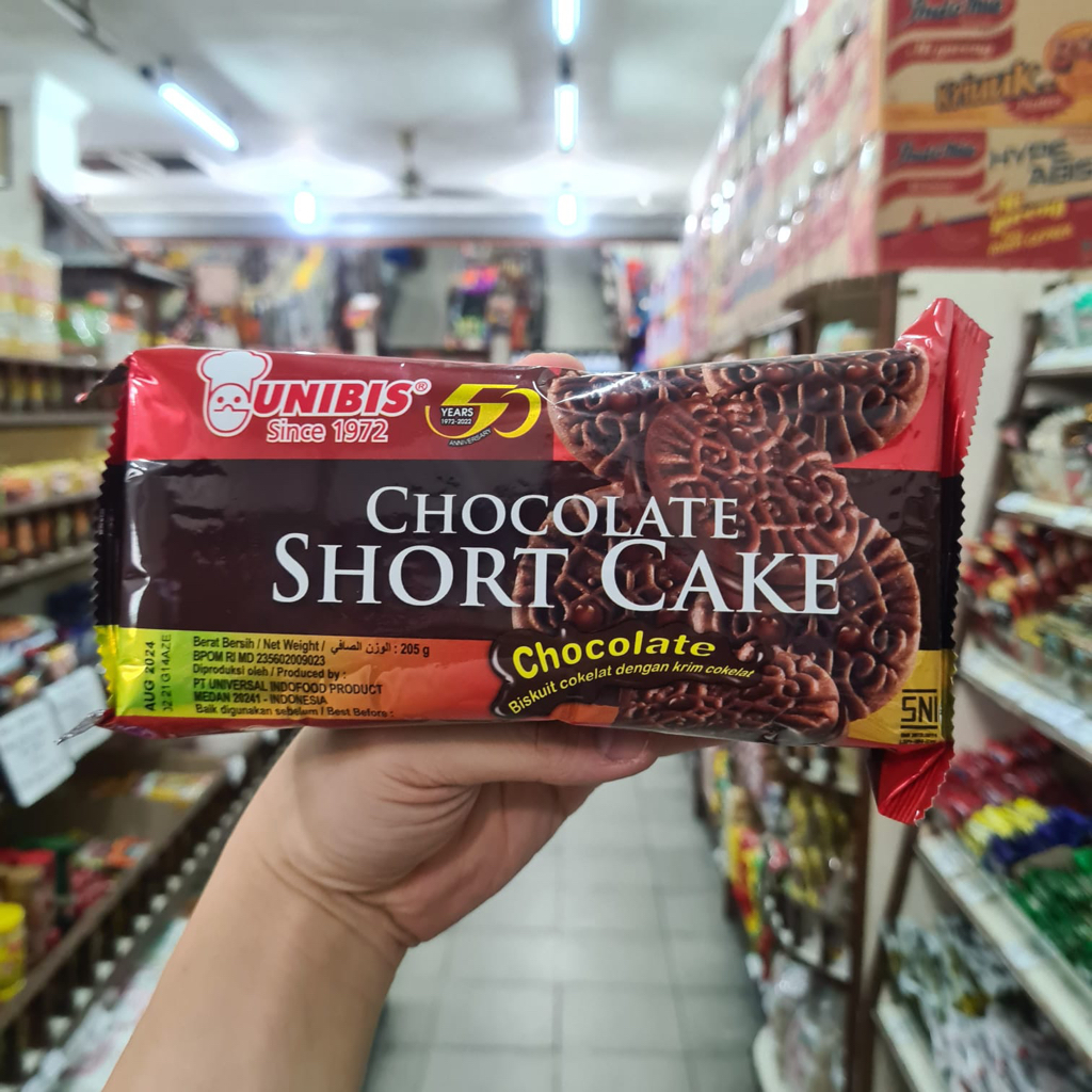 Jual UNIBIS CHOCOLATE SHORT CAKE COKELAT / TIRAMISU 205g | Shopee Indonesia