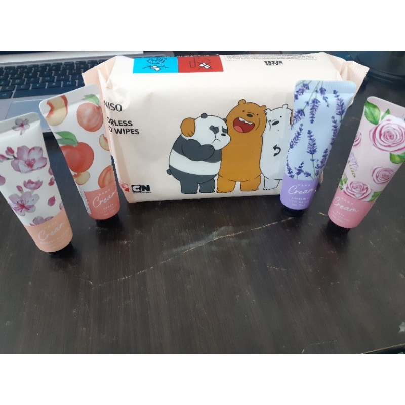 Jual MINISO TISSUE BASAH 80SHEET + HANDCREAM 20ML | Shopee Indonesia