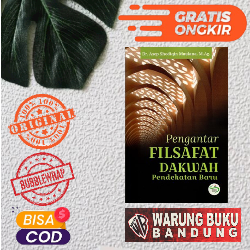 Jual BUKU PENGANTAR FILSAFAT DAKWAH Pendekatan Baru - Dr. Asep Shodiqin ...