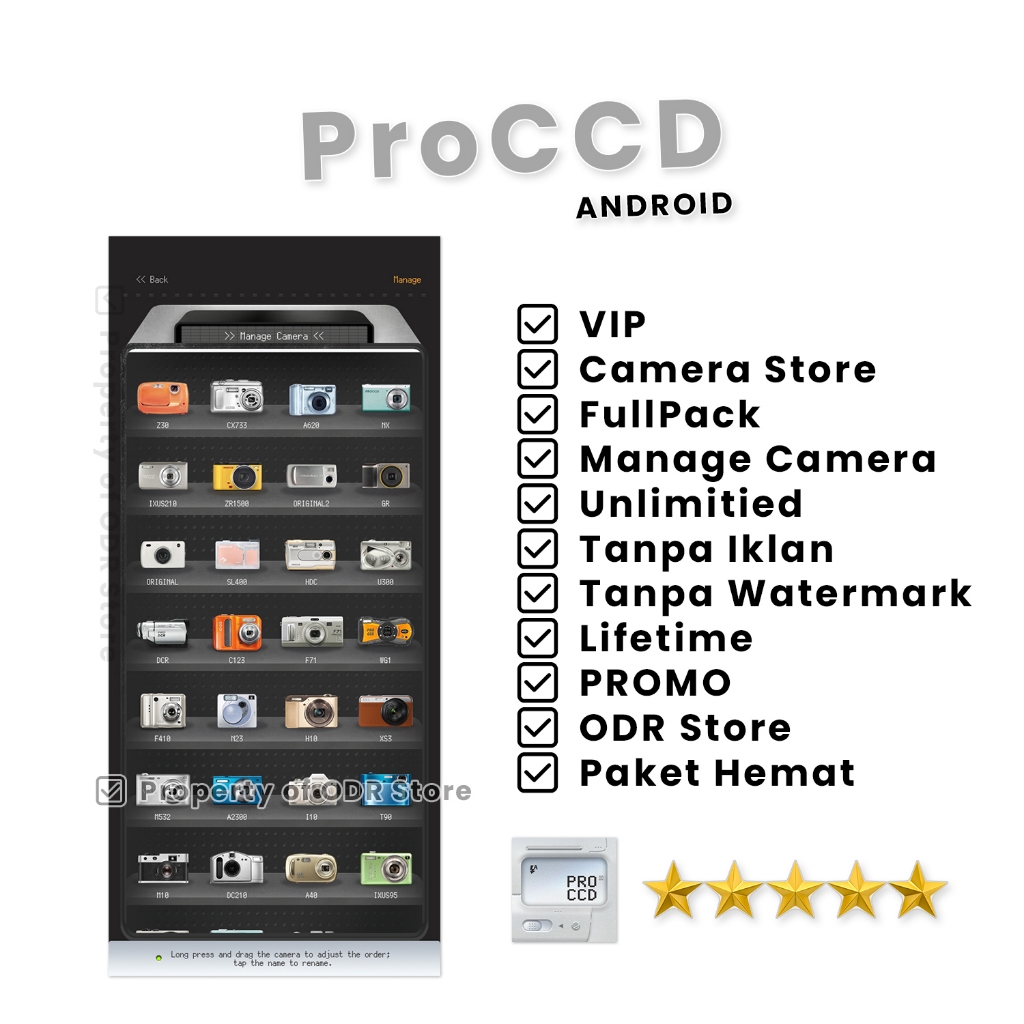 Jual ProCCD lifetime Camera FullPack pro ccd | Shopee Indonesia