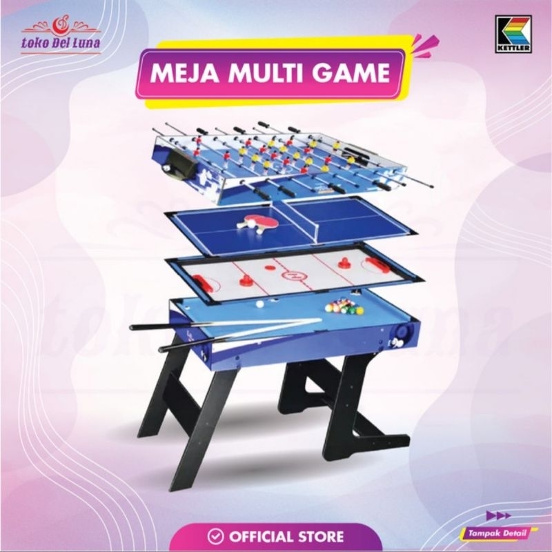 Jual Family Board Game 4 in 1 Meja Permainan Multi Game Board | Shopee ...