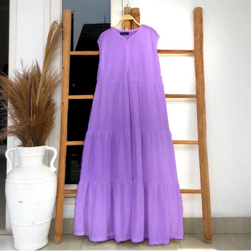 Jual INNER DRESS - INNER DRESS BUSUI RAMPEL PREMIUM TANPA LENGAN MAXI ...