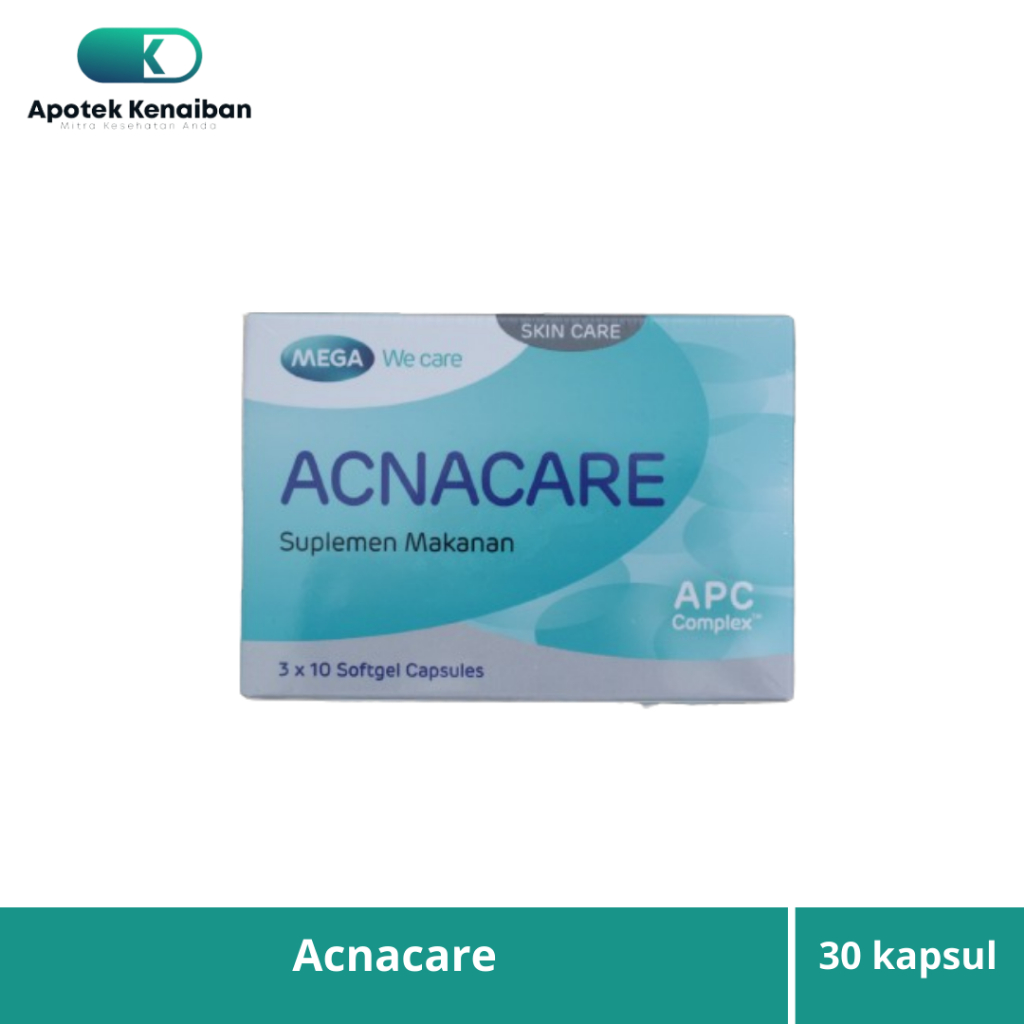Jual ACNACARE BOX 30 KAPSUL MENGURANGI JERAWAT & MENCERAHKAN WAJAH ...