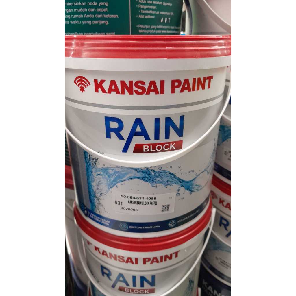 Jual Kansai Paint / Cat Tembok / Cat Rain Block Pelapis Anti Bocor 1kg | Shopee Indonesia