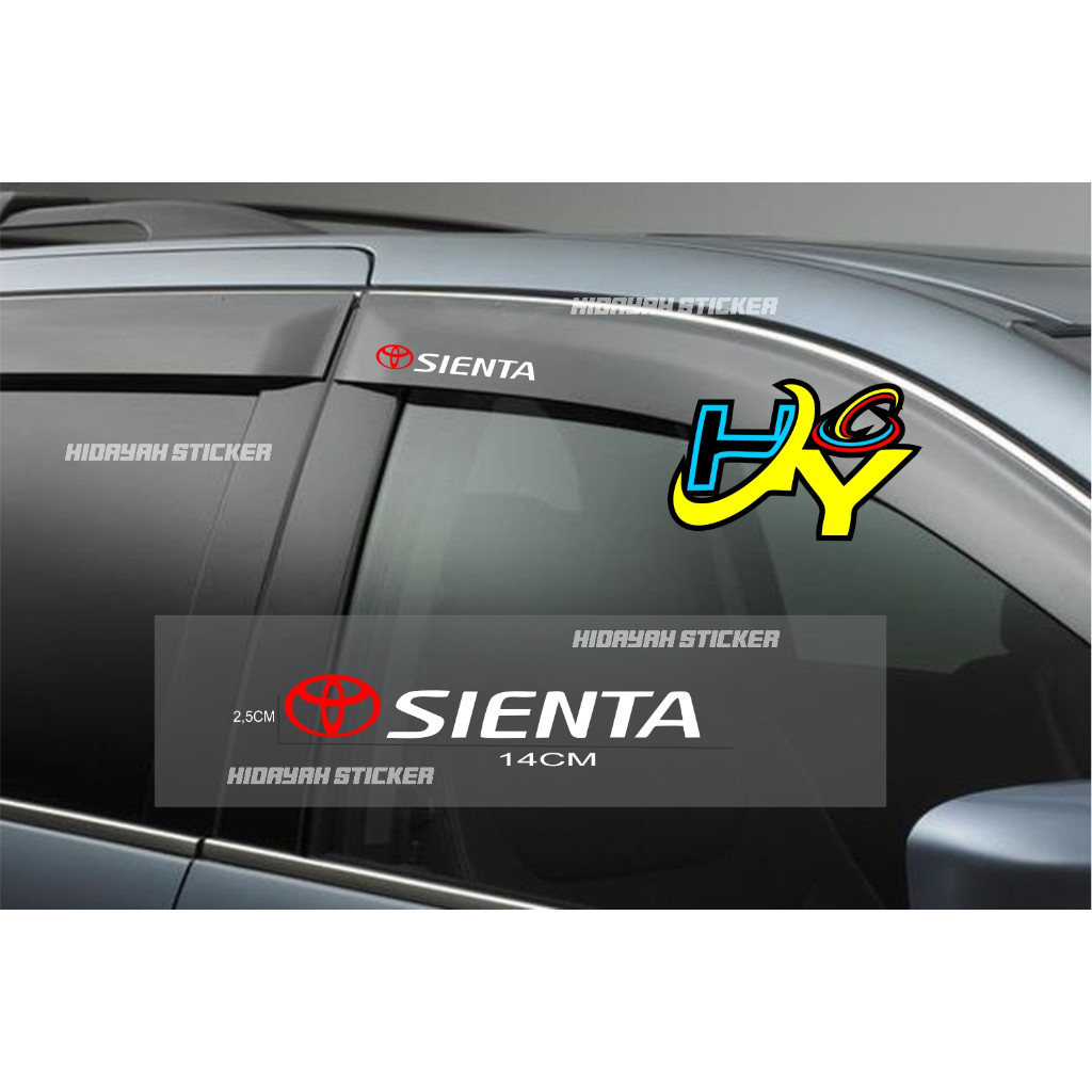 Jual stiker sticker mobil toyota sienta stiker talang pintu mobil ...