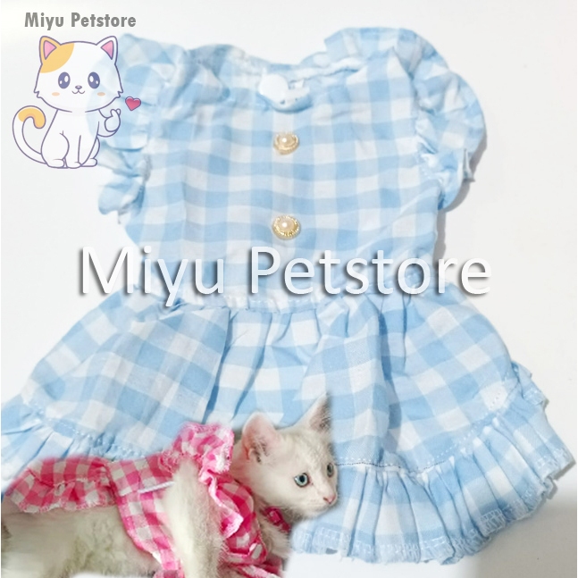 Jual Baju Kucing Dress Kucing Cantik Baju Anak Kucing Puppy Dress Hewan ...