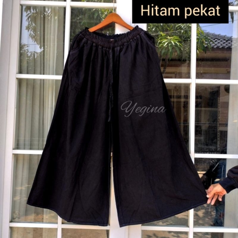 Jual KULOT JEANS HITAM PEKAT JUMBO DAN SUPERJUMBO | Shopee Indonesia
