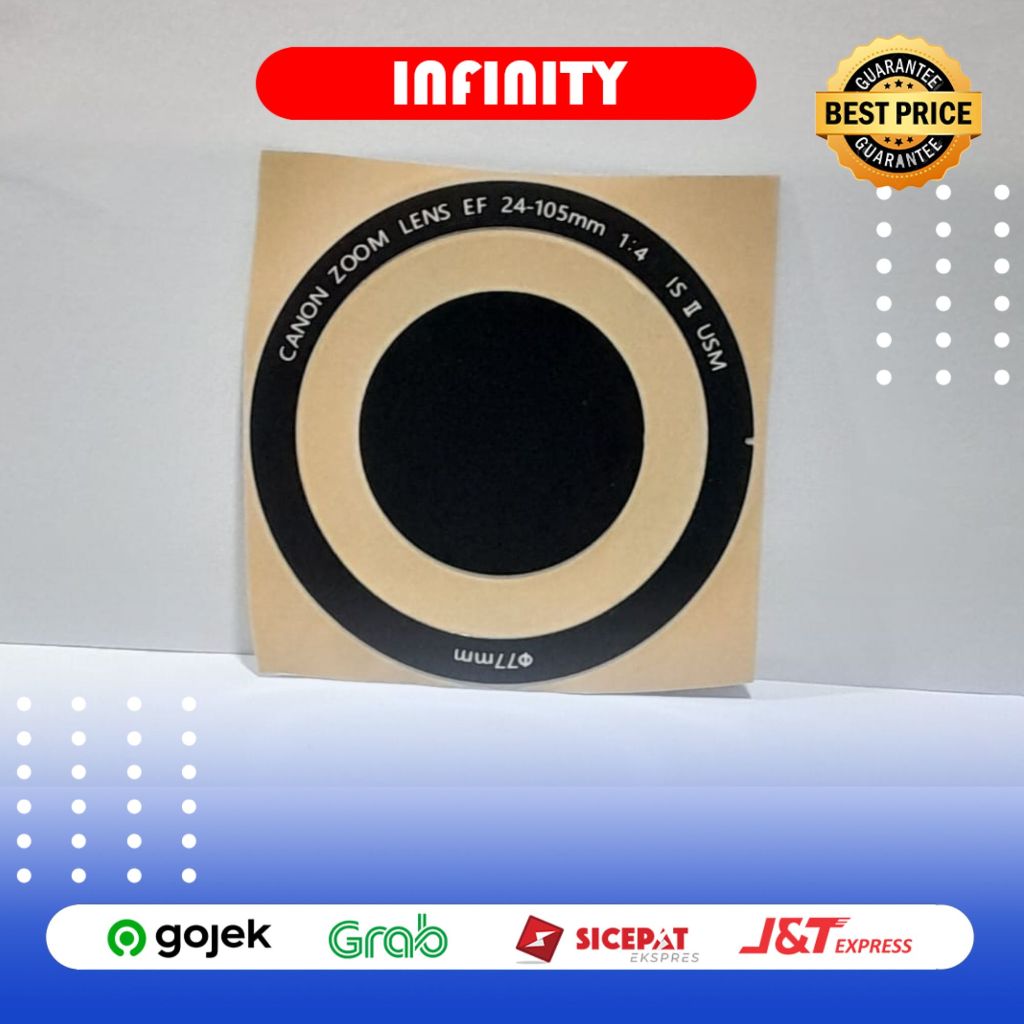 Jual Stiker Name Plate Canon EF 24-105MM F/4 L IS II USM | Shopee Indonesia