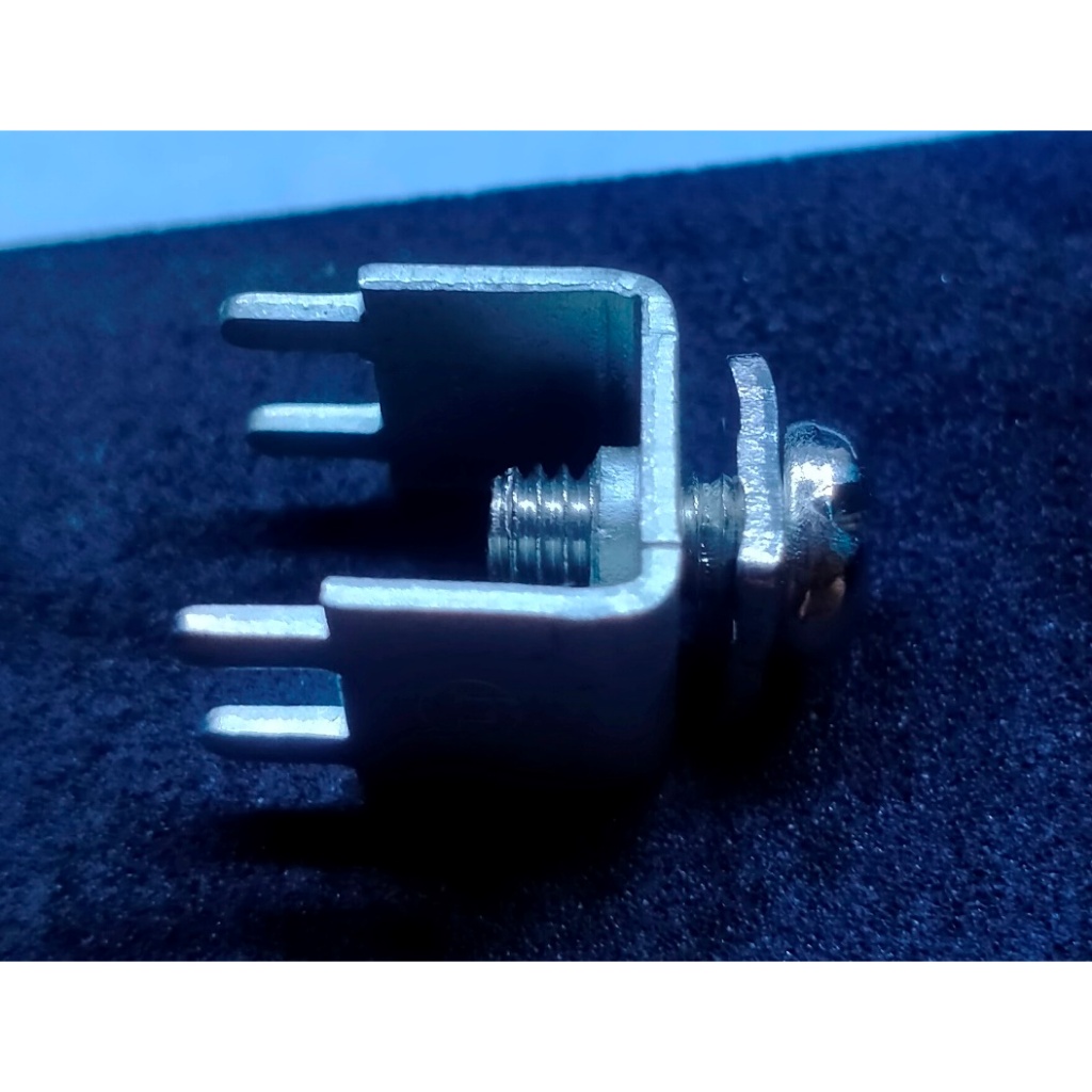 Jual M4 Welding Copper Wire Connector 4 Pins soldering PCB 48A Screw ...