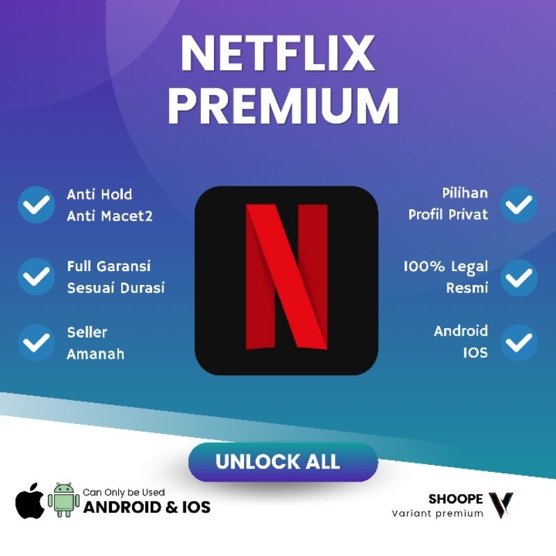 Jual Netflixx Premium anti hold full garansi | Shopee Indonesia