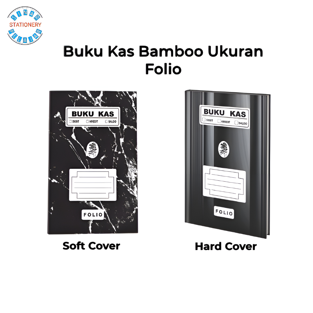 Jual BUKU KAS BAMBOO SOFT COVER DAN HARD COVER UKURAN FOLIO ISI 5 BUKU ...
