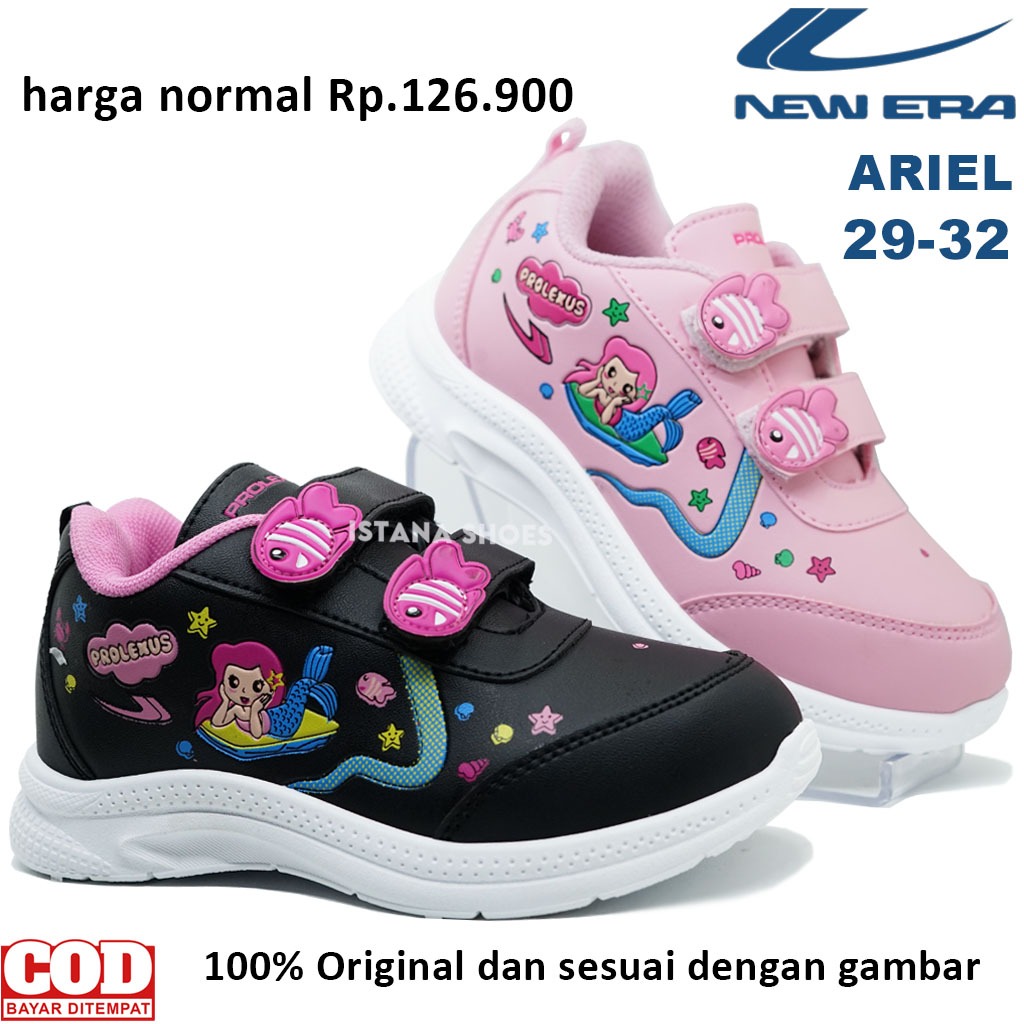Jual Sepatu Sekolah Anak Perempuan Paud TK SD Karakter New Era ARIEL ...