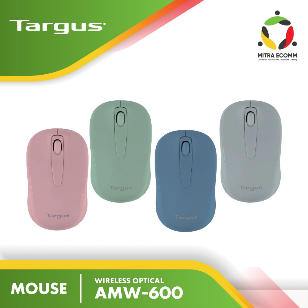 Jual Mouse Targus Wireless Optical AMW-600 / AMW600 New Colour | Shopee ...