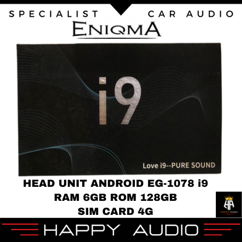 Jual Head Unit ANDROID 9 inch ENIQMA EG-1078 i9 RAM 6/128GB SIM Card 4G ...