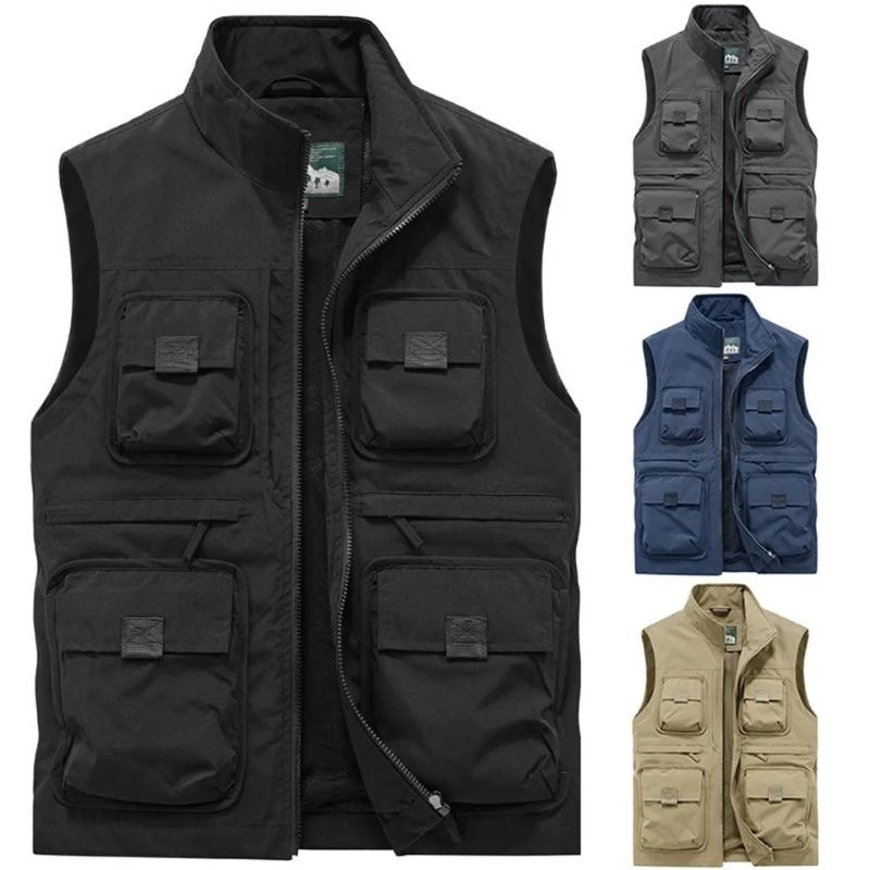 Jual ROMPI PRIA COLLAR SOFT CREM BLACK ARMY | Shopee Indonesia