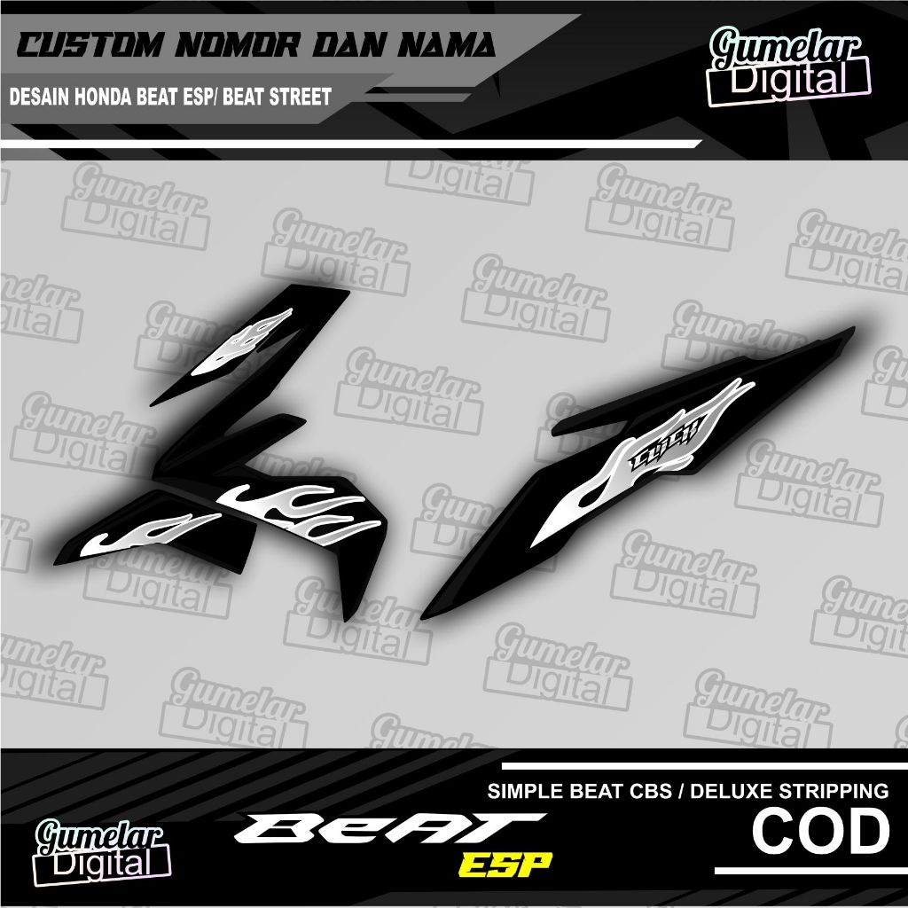 Jual STRIPPING SIMPEL HONDA BEAT ESP BEAT STREET API HOT WHEELS CUSTOM ...