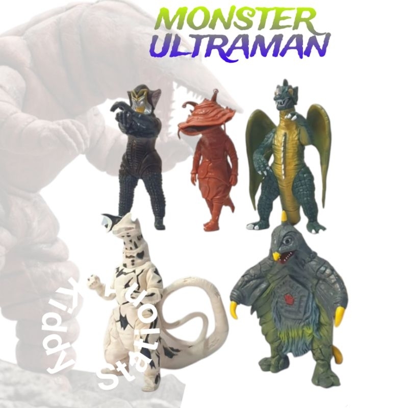 Jual action figure monster ultraman set 5 pcs 11cm | Shopee Indonesia