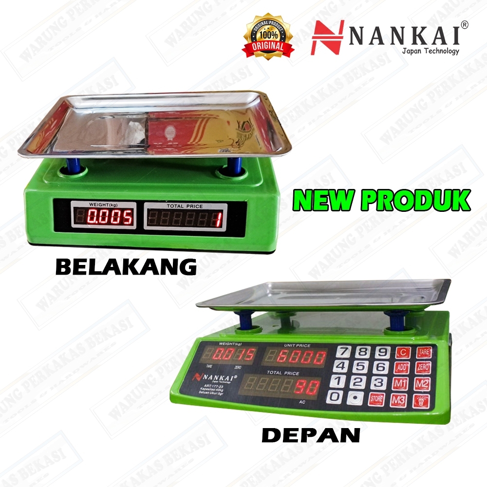 Jual NANKAI TIMBANGAN DUDUK DIGITAL 40 KG / 40KG MANGKOK STAINLESS STELL AKURASI 5 GRAM | Shopee ...