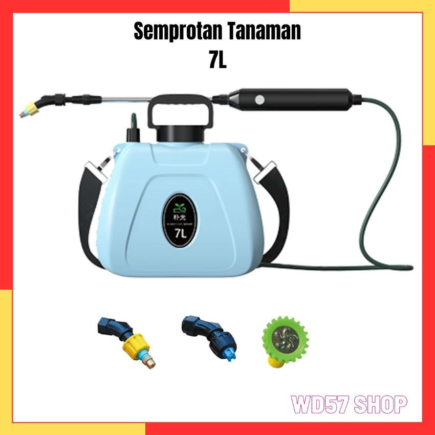Jual Semprotan Air Siram Tanaman 7 Liter Stick Hand Sprayer Elektrik ...