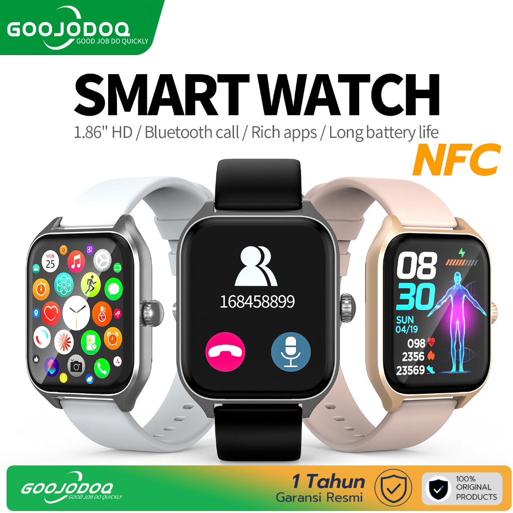 Jual GOOJODOQ Watch 2 Pro Smartwatch IP68 Sp02 1.86" Display LS02 PRO ...