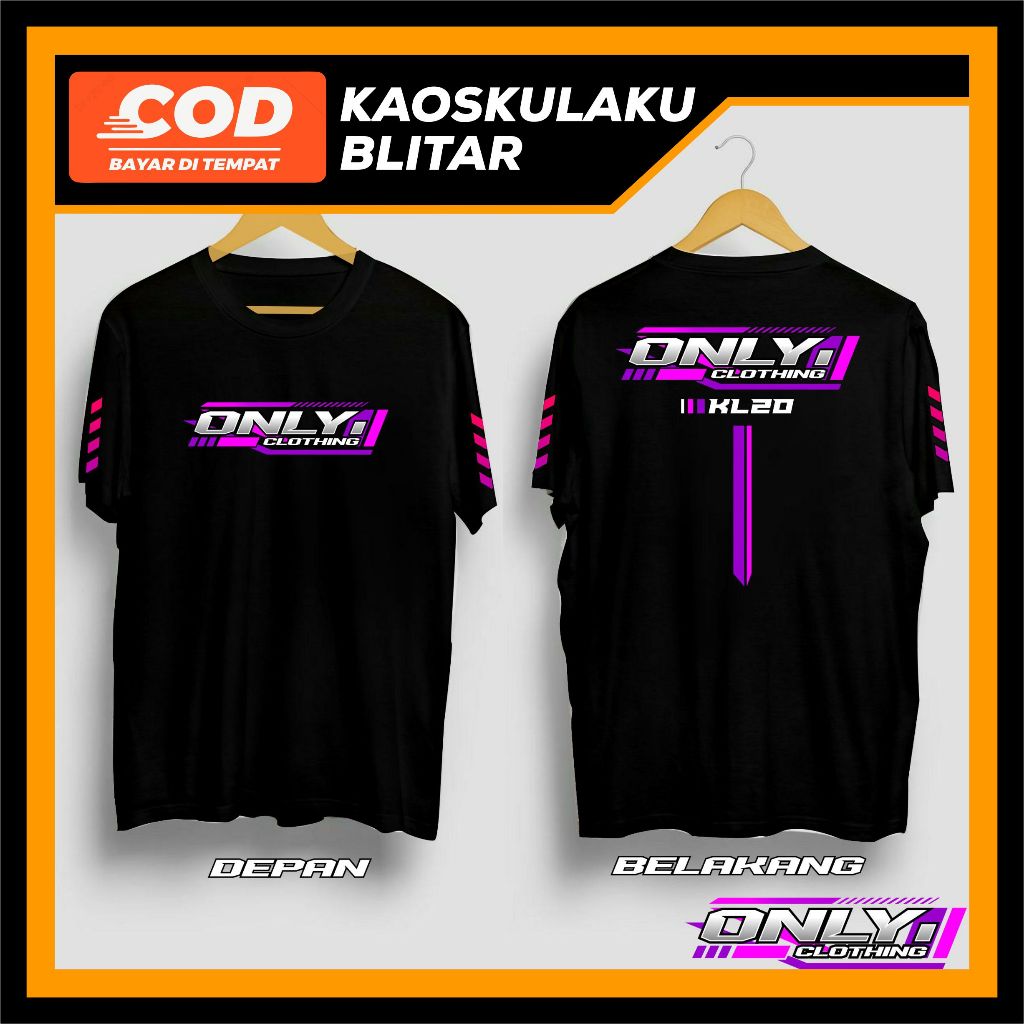 Jual KAOS RACING ONLY vol 2 LENGAN PENDEK PRIA ATAU KAOS DISTRO RACING ...