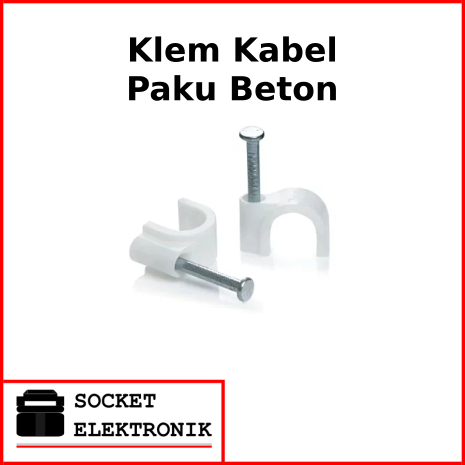 Jual Klem Kabel Paku Beton Klem Beton | Shopee Indonesia