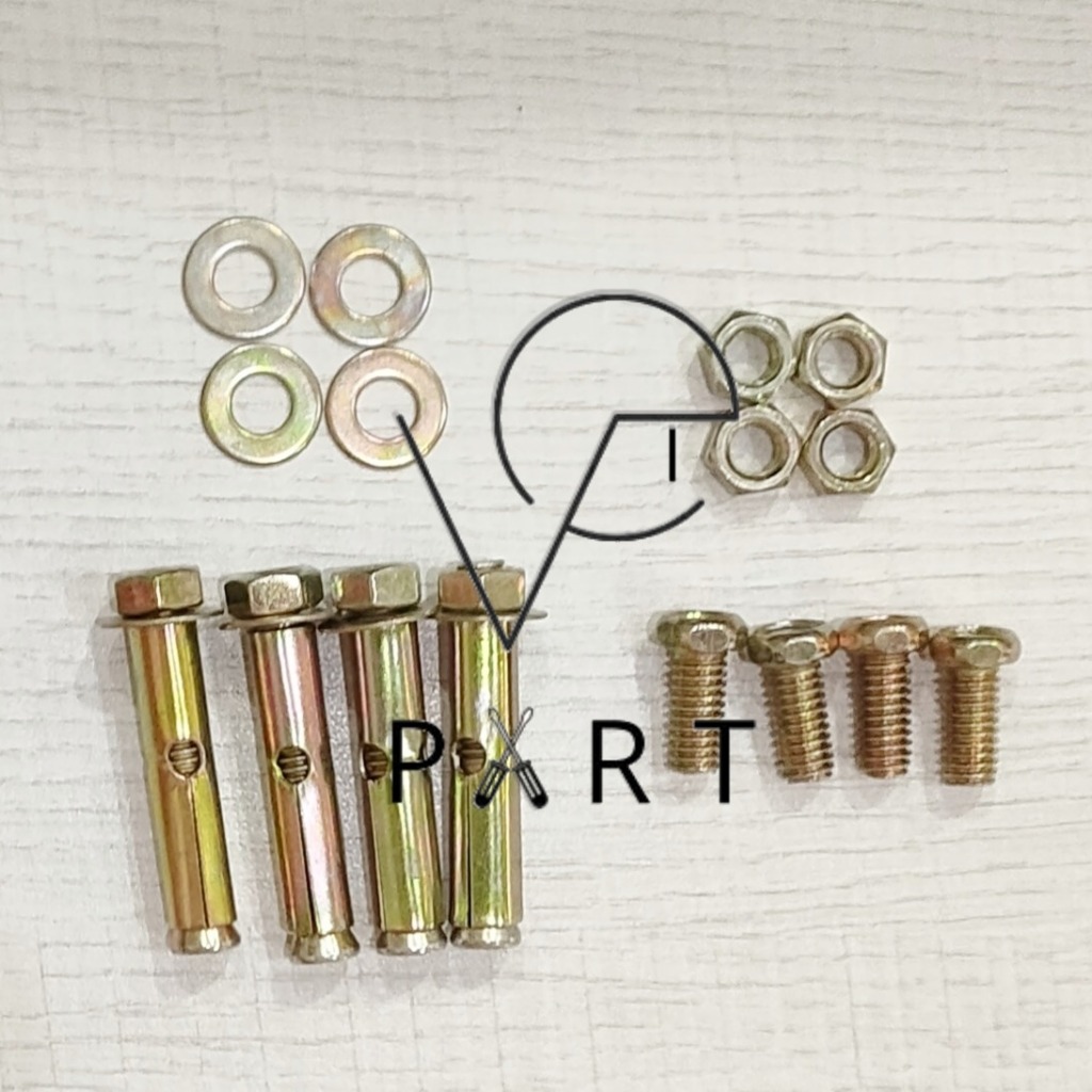 Jual Dinabol Set Bracket / Dynabolt Set Breket AC | Shopee Indonesia